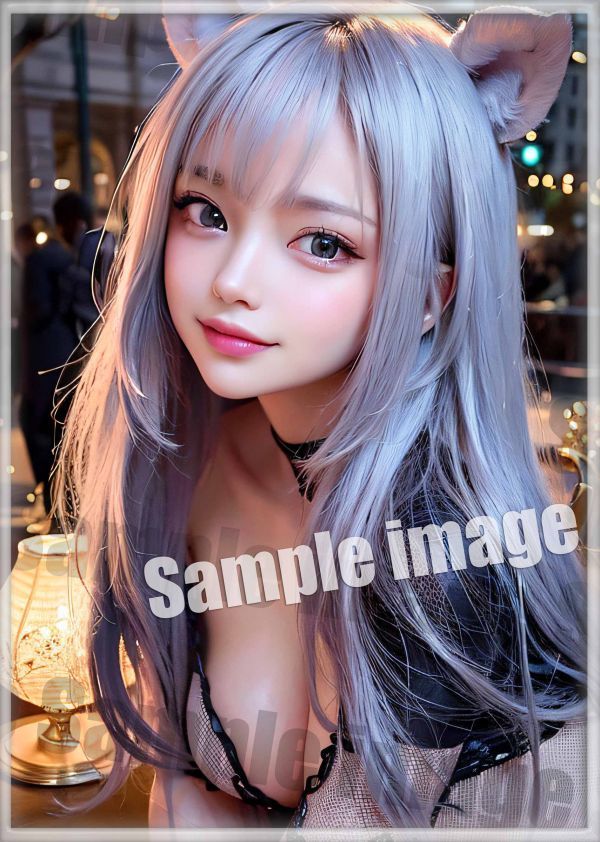 Yahoo!オークション - [高解像度]セクシー美女 A4写真用光沢紙イラスト...