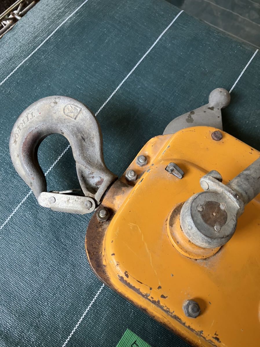 Yahoo!オークション - 手動式ウィンチ チルホール TU1 6 中古 本体の...