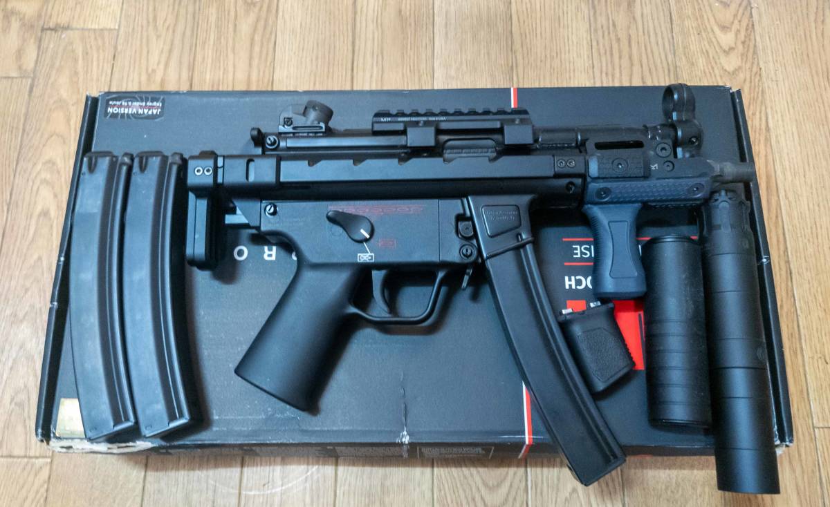 Yahoo!オークション - VFC MP5K PDW Gen2 GBB 実物ハンドガード マウン...