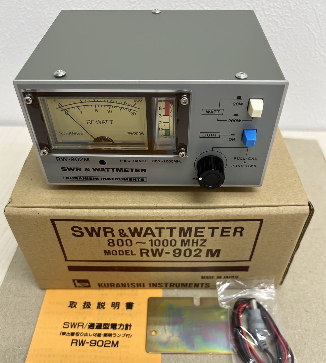 Yahoo!オークション - 極美品 クラニシ RW-902M改 SWR パワー計 1200 ...