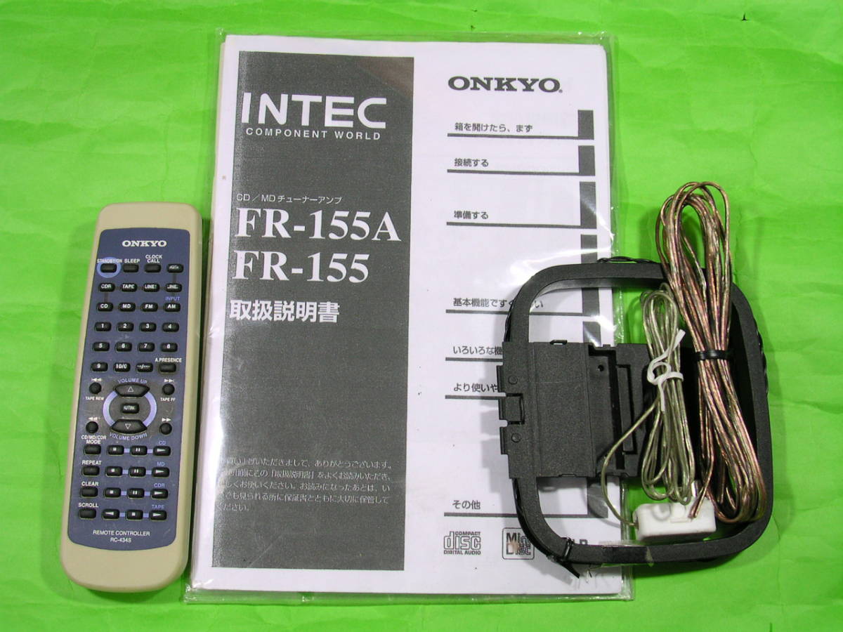 Yahoo!オークション - 即決 ONKYO CD/MDコンポ FR-155A(X-A7) 当時定価...