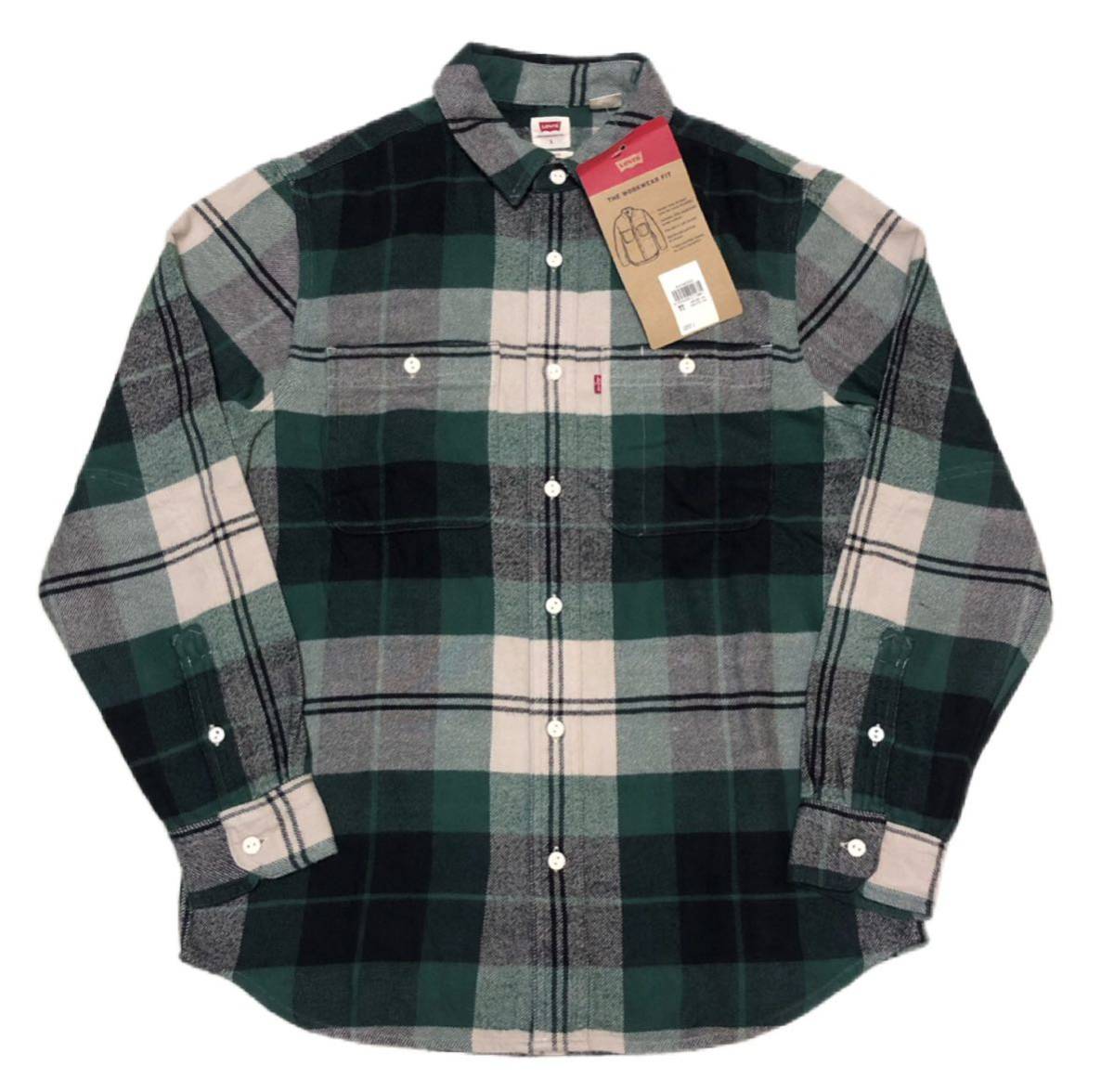 Yahoo!オークション - 9339 未着用 タグ付《Levi's リーバイス》チェッ...