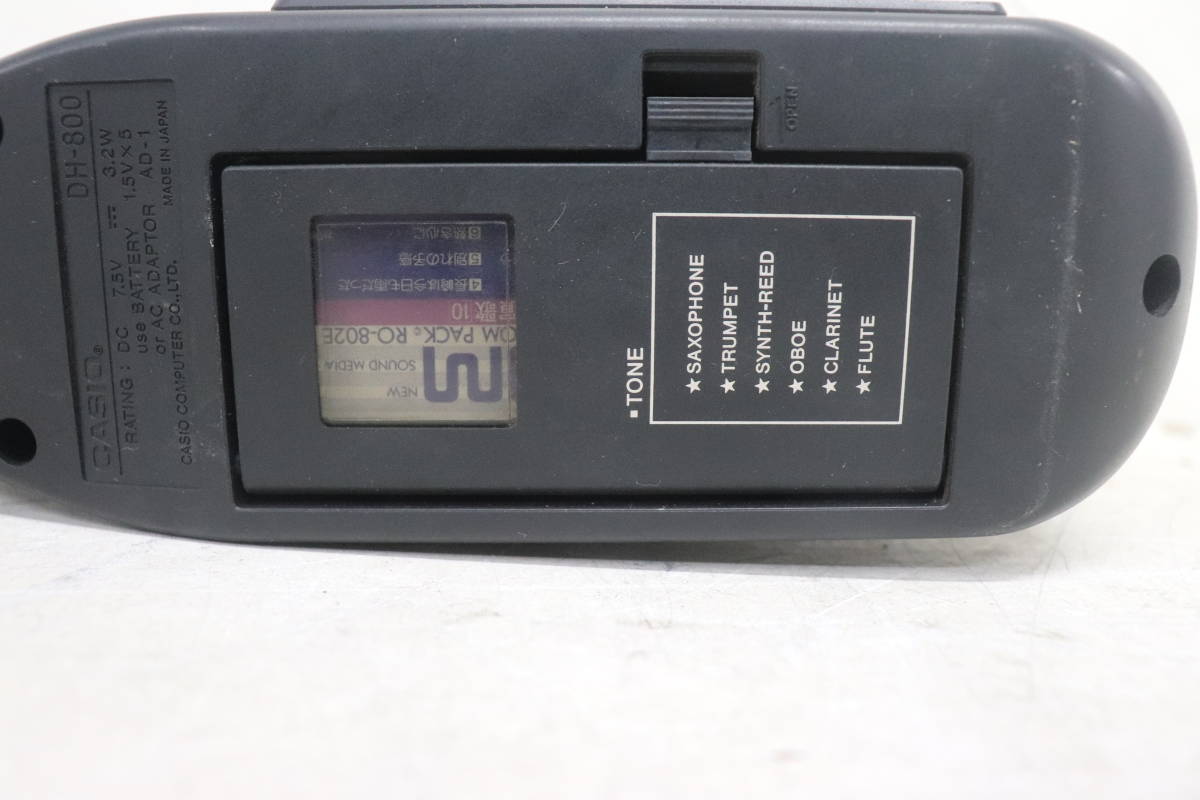 Y10/151 CASIO DH-800 デジタルホーン ROM RO-802E付 通電OK ジャンク(サックス)｜売買されたオークション情報、yahooの商品情報をアーカイブ公開 ...