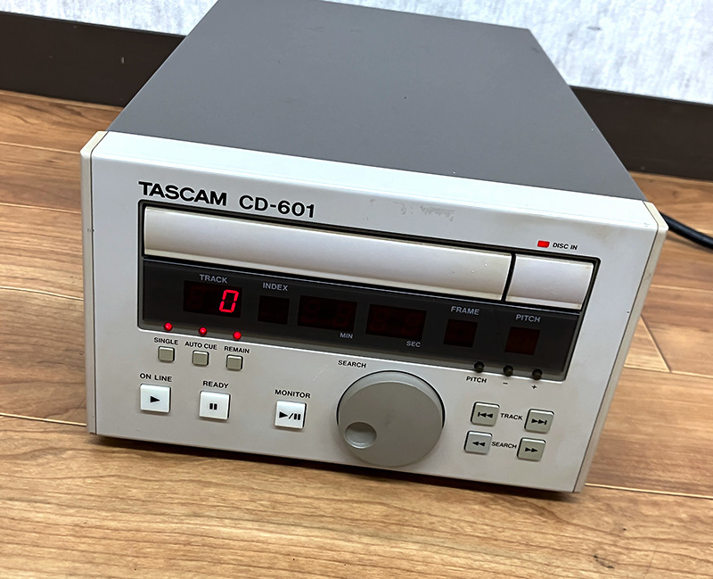 Yahoo!オークション - TASCAM CD-601 RC-601 業務用CDプレーヤー リモ...