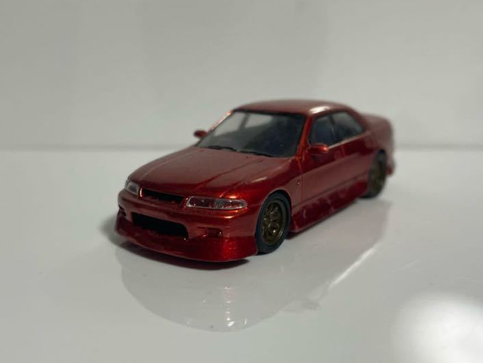 Yahoo!オークション - 1/64 京商 日産 GTR R33 4ドア オーテック ドリ...