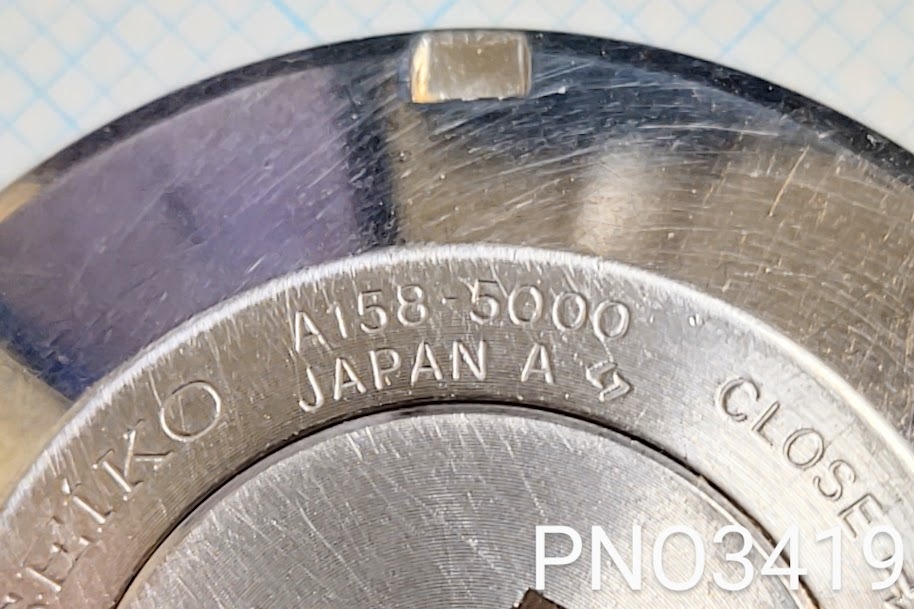 Yahoo!オークション - ( 1)時計ジャンクパーツ セイコー SEIKO A158-50...