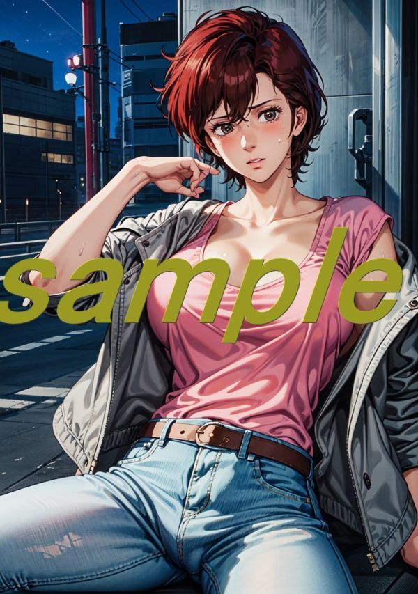 Yahoo!オークション - 1276 槇村香 シティハンター A4 同人 イラスト ...