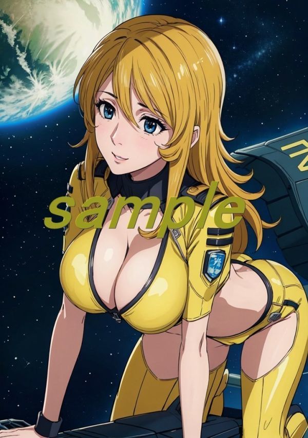 Yahoo!オークション - 1645 森雪 宇宙戦艦ヤマト 同人 A4 イラストアー...