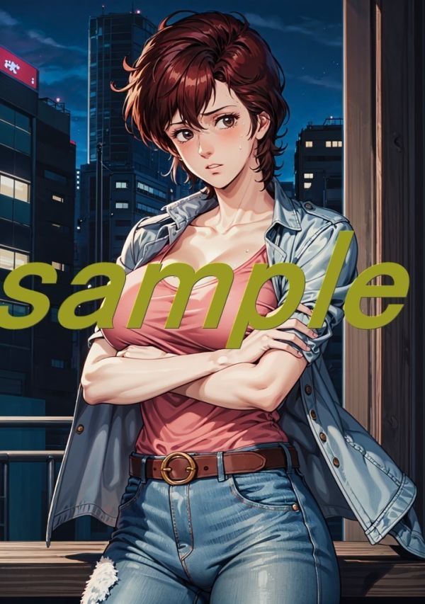 Yahoo!オークション - 1284 槇村香 シティハンター A4 同人 巨乳 美少...