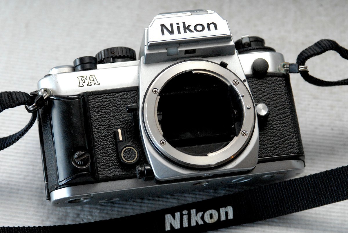 代購代標第一品牌－樂淘letao－Nikon ニコン 名機の高級一眼レフカメラ FA シルバーボディ *希少なデモ機* 超レア・作動品