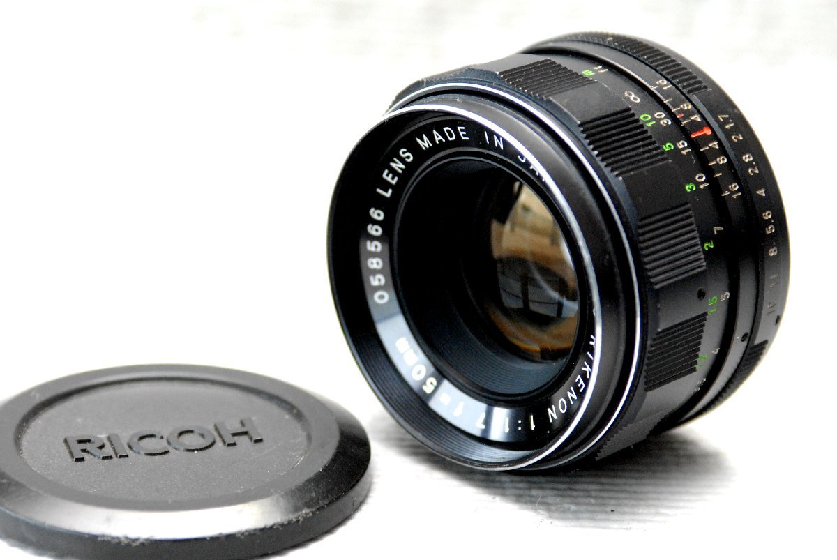 代購代標第一品牌－樂淘letao－PENTAX ペンタックス M42マウント専用 RICOH製 RIKENON 50mm高級単焦点レンズ1:1.7 超希少・作動品