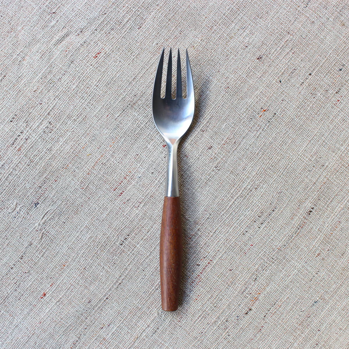 レア 1950年代 DANSK ダンスク Fjord JHQ ドイツ製 カトラリー 大フォーク 北欧 ヴィンテージ MOMA Germany チーク ミッドセンチュリー(ダンスク)｜売買された ...