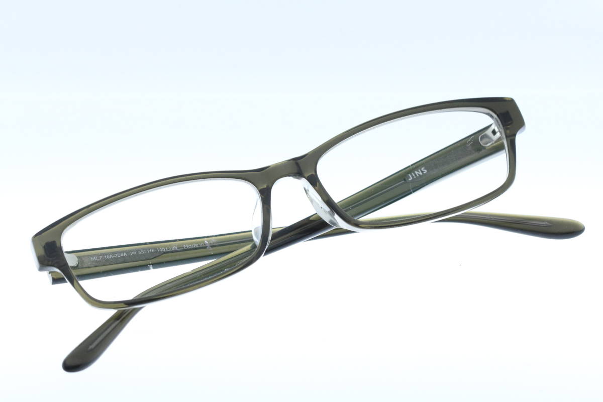 Yahoo!オークション - 良品 R102 JINS ジンズ Slim Acetate スリムアセ...