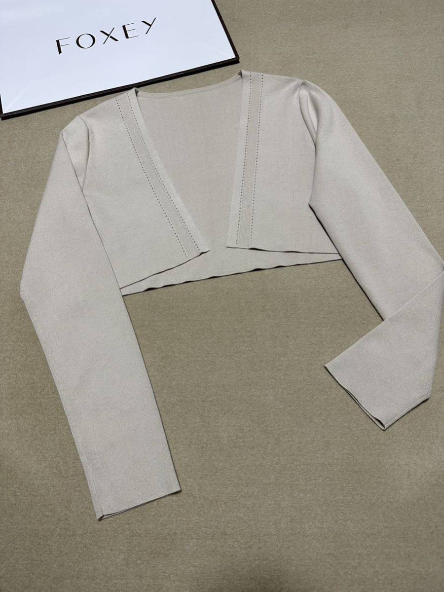 Yahoo!オークション - 02 FOXEY フォクシー カーディガン ボレロ