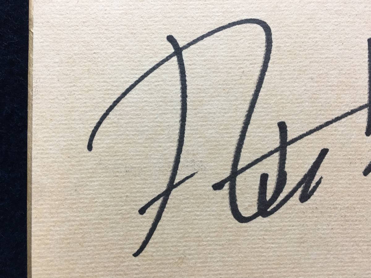 昔の 丸山茂樹 さん 直筆サイン色紙 ゴルフ プロゴルファ― 日大 昔の 丸山茂樹 さん 直筆サイン色紙 ゴルフ プロゴルファ― 日大