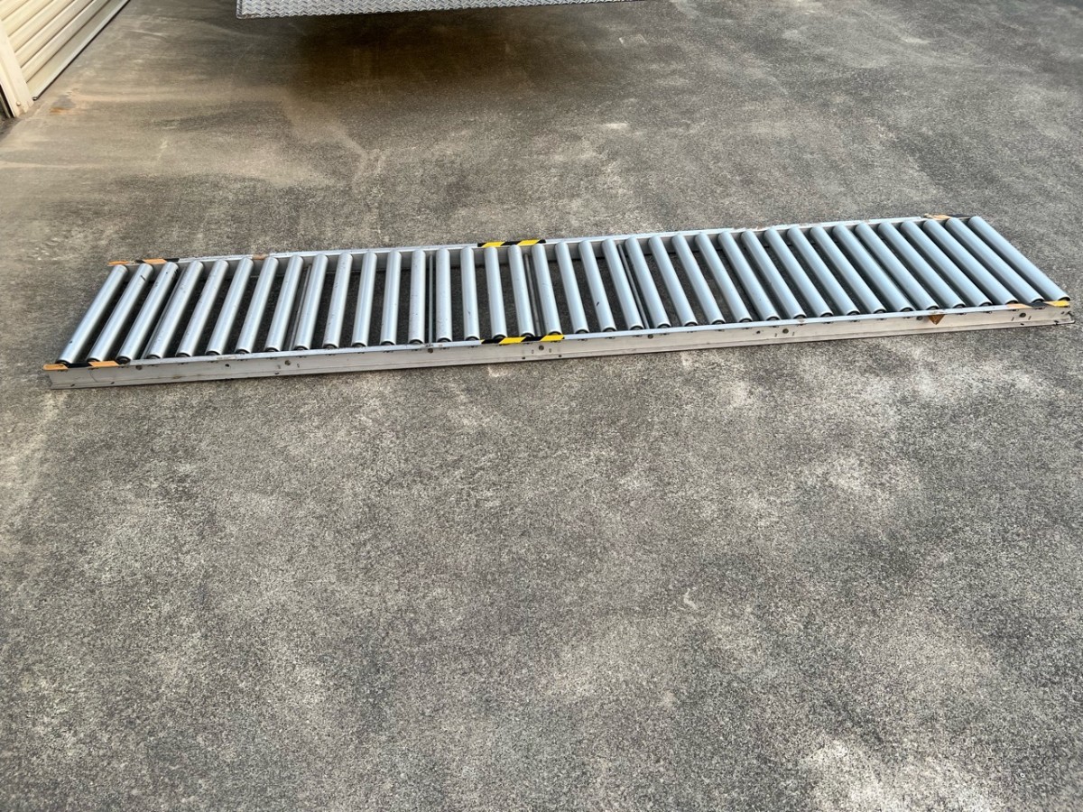 Yahoo!オークション - 良品 meikikou 幅広 ローラーコンベア 1本 長さ2...