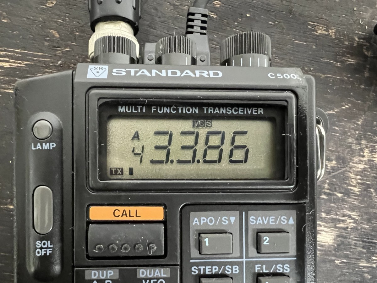 Yahoo!オークション - 動作確認済み STANDARD C500 無線機 ハンディト...