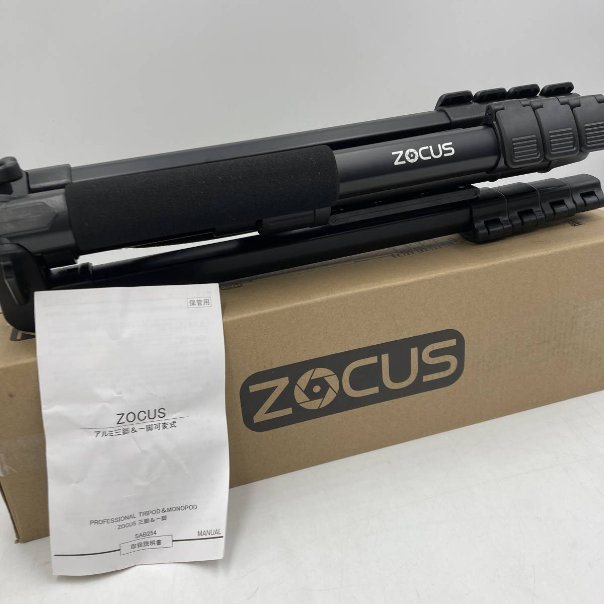 Yahoo!オークション - ZOCUS 三脚 リモコン付き 一脚可変式 全高1900mm...