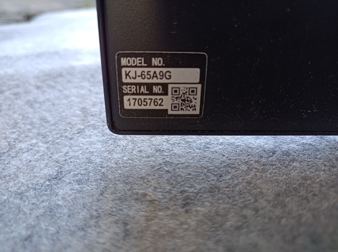 Yahoo!オークション - SONY ソニー BRAVIA ビエラ KJ-65A9G 65V型 有機...