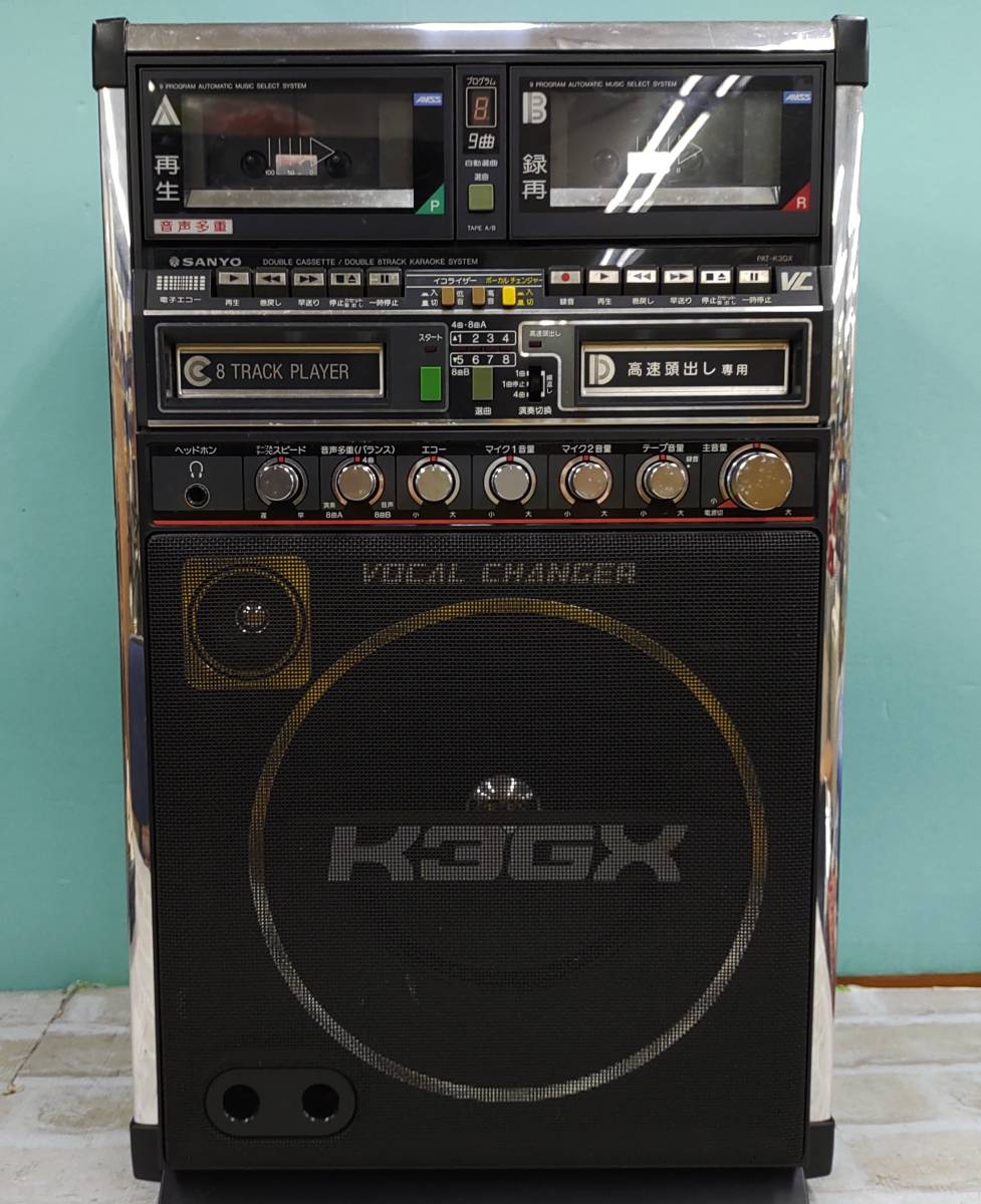 Yahoo!オークション - 電2642-308 【140】 SANYO PAT-K3GX DOUBLE CASS...
