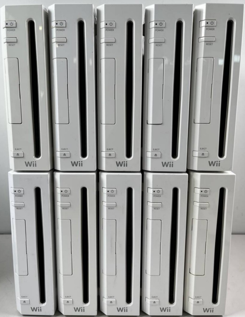 Yahoo!オークション - Wii 10台 動作未確認 本体