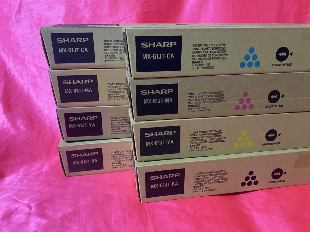 Yahoo!オークション - 領収書対応可 特価 シャープ 純正トナー MX-61J...