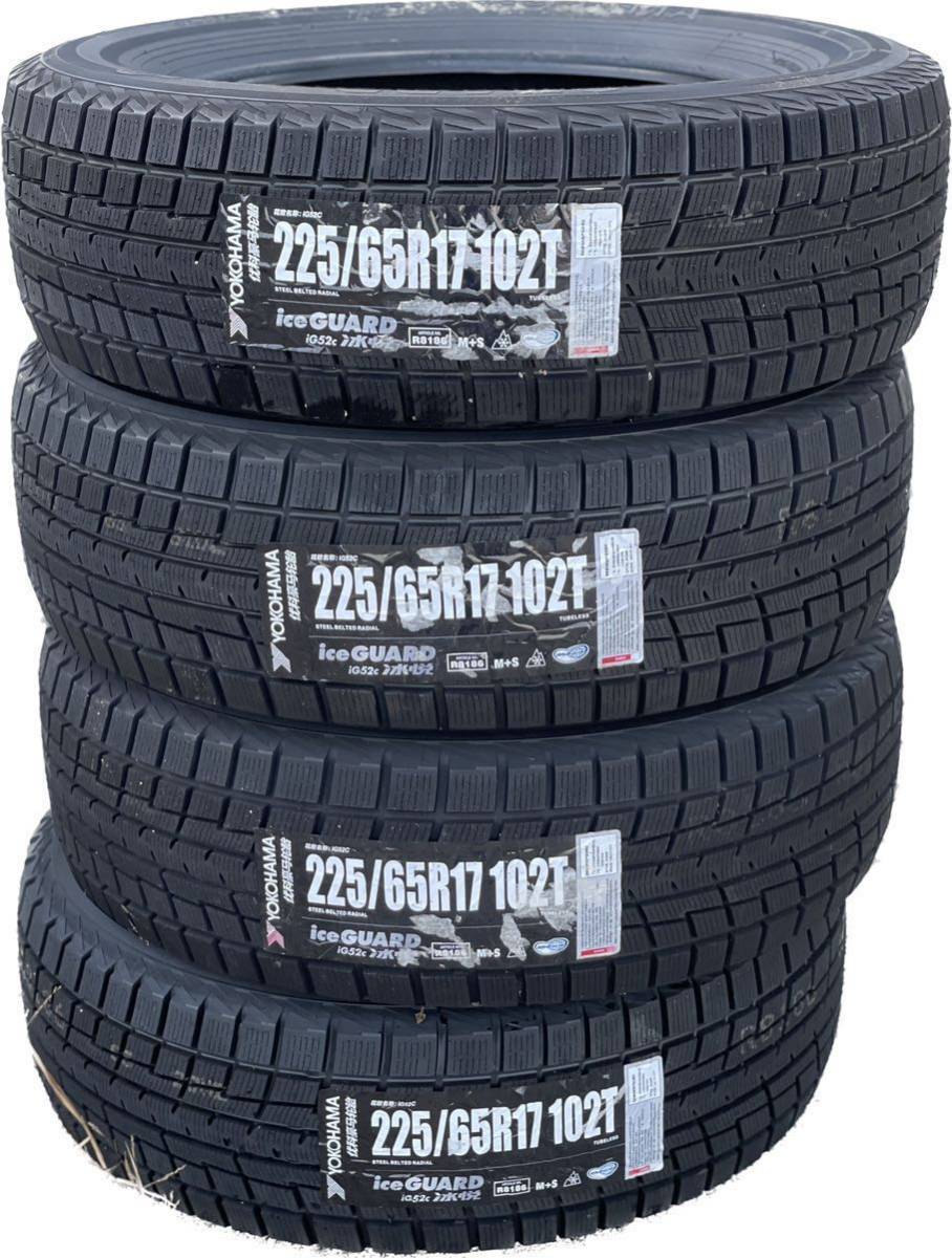 Yahoo!オークション - 【新品】YOKOHAMA 225/65R17 102T iceGUARD iG52...