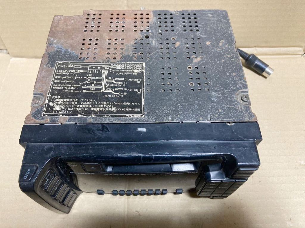 パナソニック CQ-VZ300 カセットデッキ テープ 当時物 動作OK パナソニック CQ-VZ300 カセットデッキ テープ 当時物 動作OK