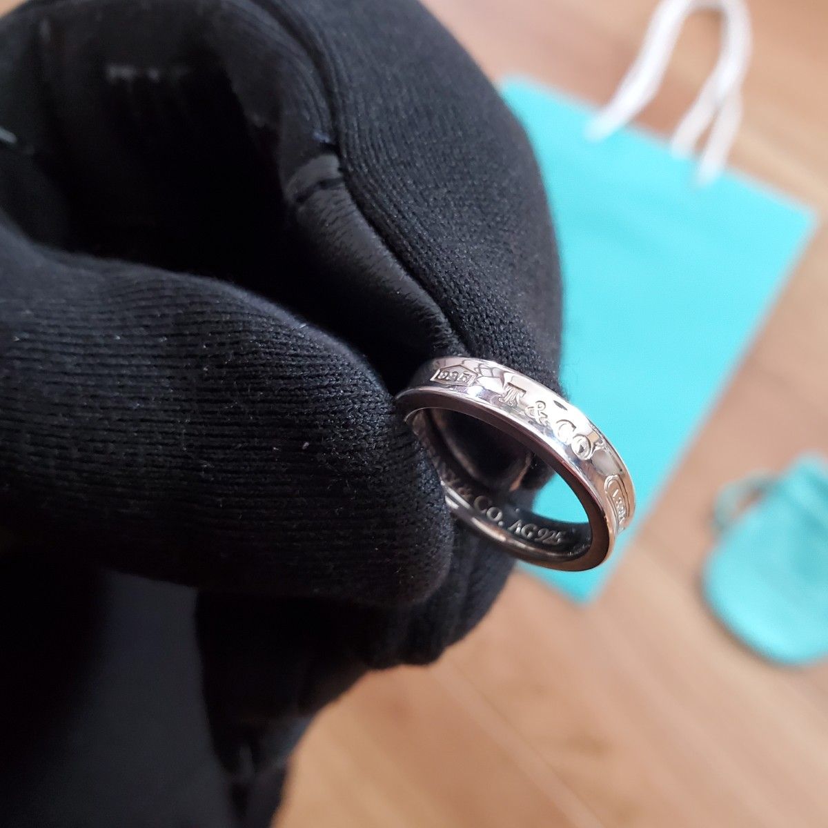 美品】TIFFANY&Co ティファニー リング 指輪 AG925 アクセサリー 美品】TIFFANY&Co ティファニー リング 指輪 AG925 アクセサリー