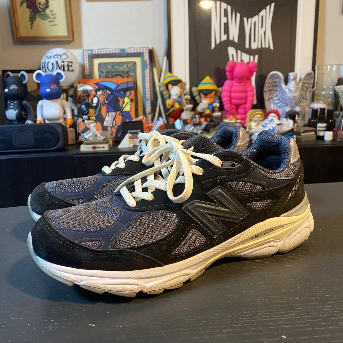 Yahoo!オークション - 【USA製】Kith×ニューバランス/M990 KI3/990v3/...