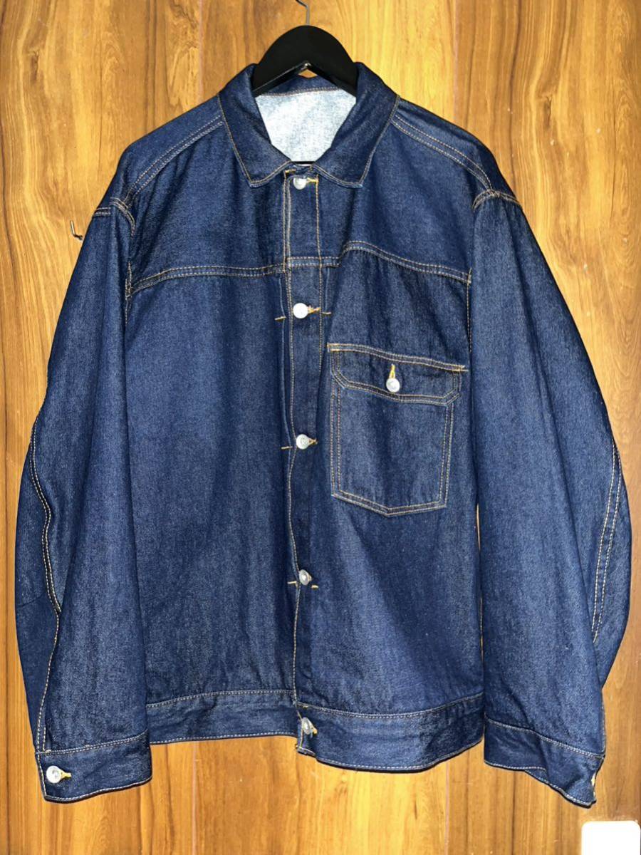 当店の記念日 美品 Adam Et Rope アダムエロペ Xl コットンusa ビックシルエット デニムジャケット 定価18 480円