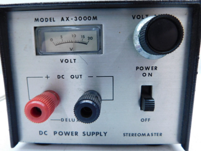 Yahoo!オークション - 大2372 STEREOMASTER AX-3000M 安定化電源 直流...