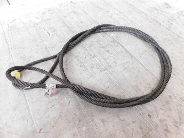 Yahoo!オークション - 上1893 玉掛ワイヤー 玉掛けワイヤー 2本 12mm...