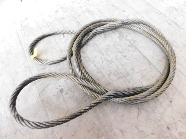 上1893 玉掛ワイヤー 玉掛けワイヤー 2本 12mm×4m 約16mm/長さ不明 ワイヤー ロープ(工事用材料)｜売買されたオークション情報、yahooの商品情報をアーカイブ公開 ...