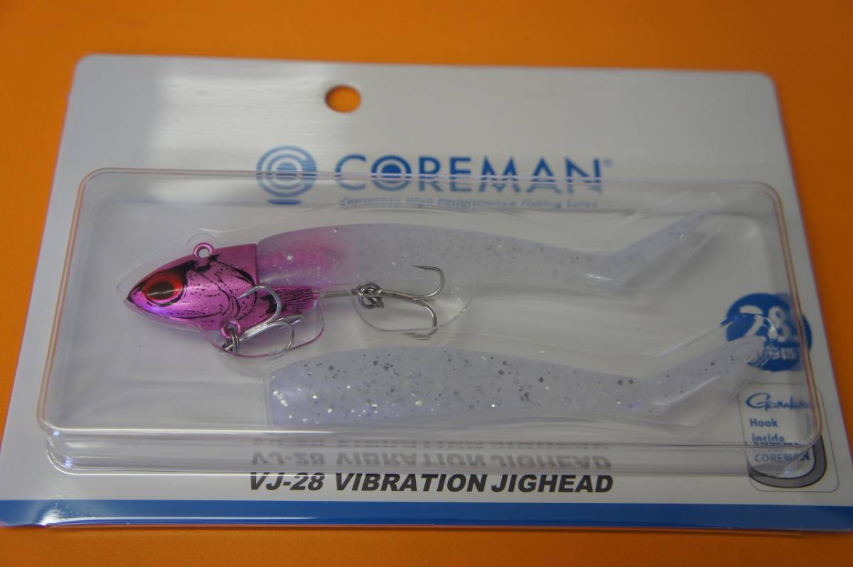 Yahoo!オークション - コアマン VJ-28 バイブレーションジグヘッドカラ...