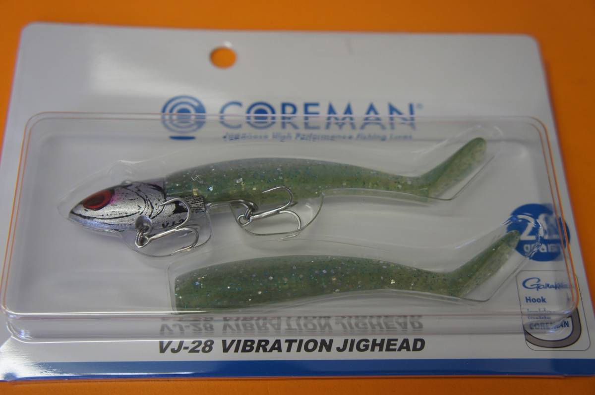 Yahoo!オークション - コアマン VJ-28 バイブレーションジグヘッドカラ...