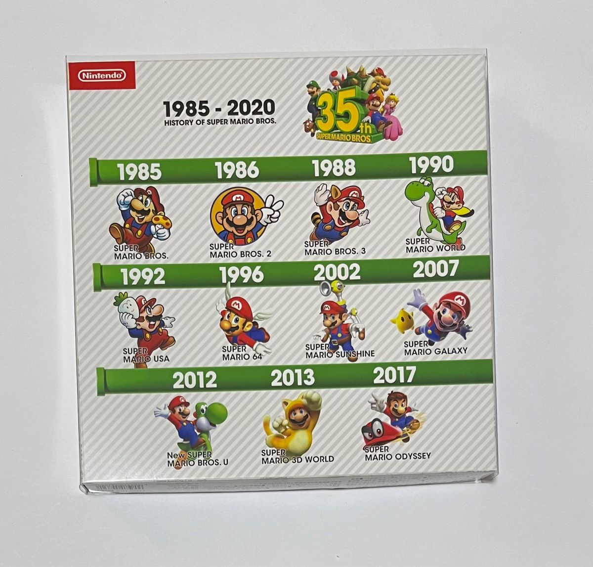 スーパーマリオブラザーズ 35周年オリジナルピンバッジセット スーパーマリオブラザーズ 35周年オリジナルピンバッジセット