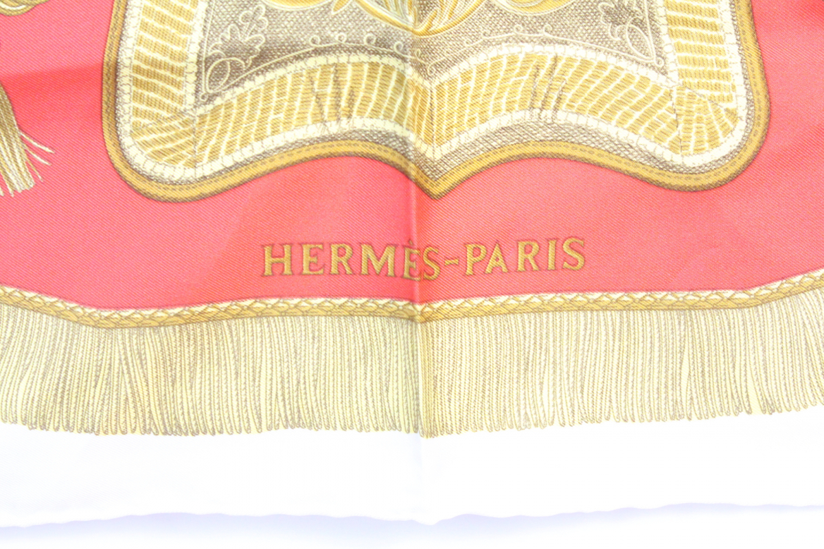 Yahoo!オークション - 【ト足】Herms エルメス スカーフ カレ90 レディ...