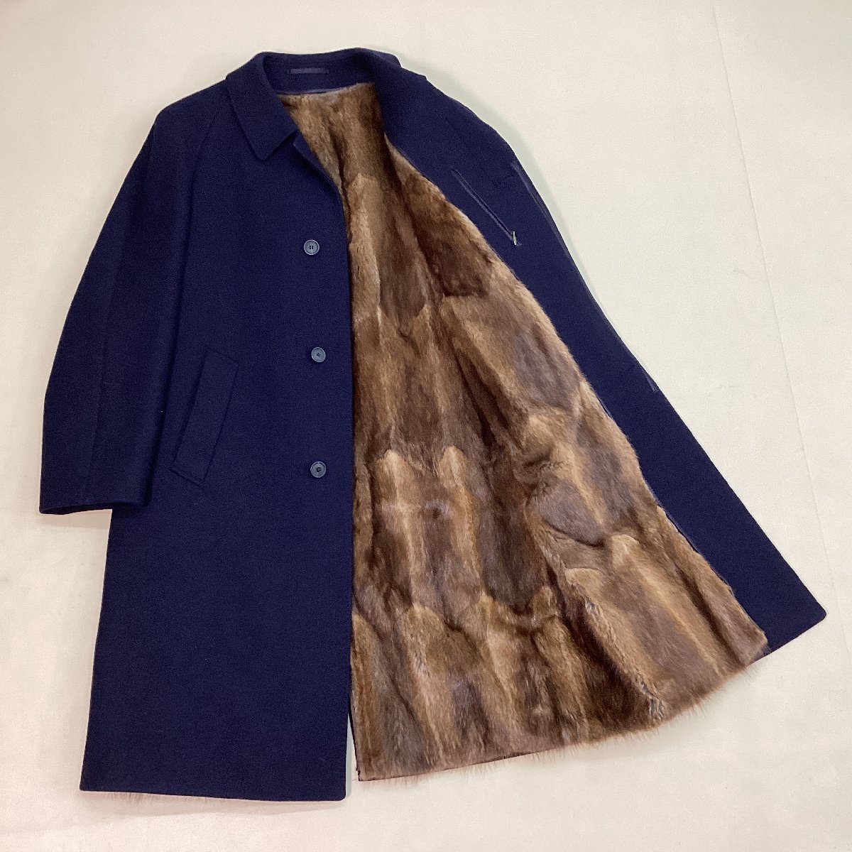 Yahoo!オークション - ヴィンテージ イギリス製 ウール毛皮ライナーコ...
