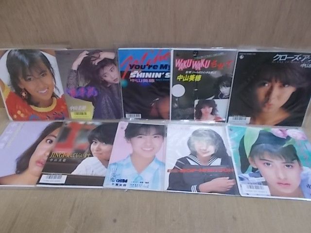 Yahoo!オークション - eps3930 【未確認】 中山美穂 EP10枚セット