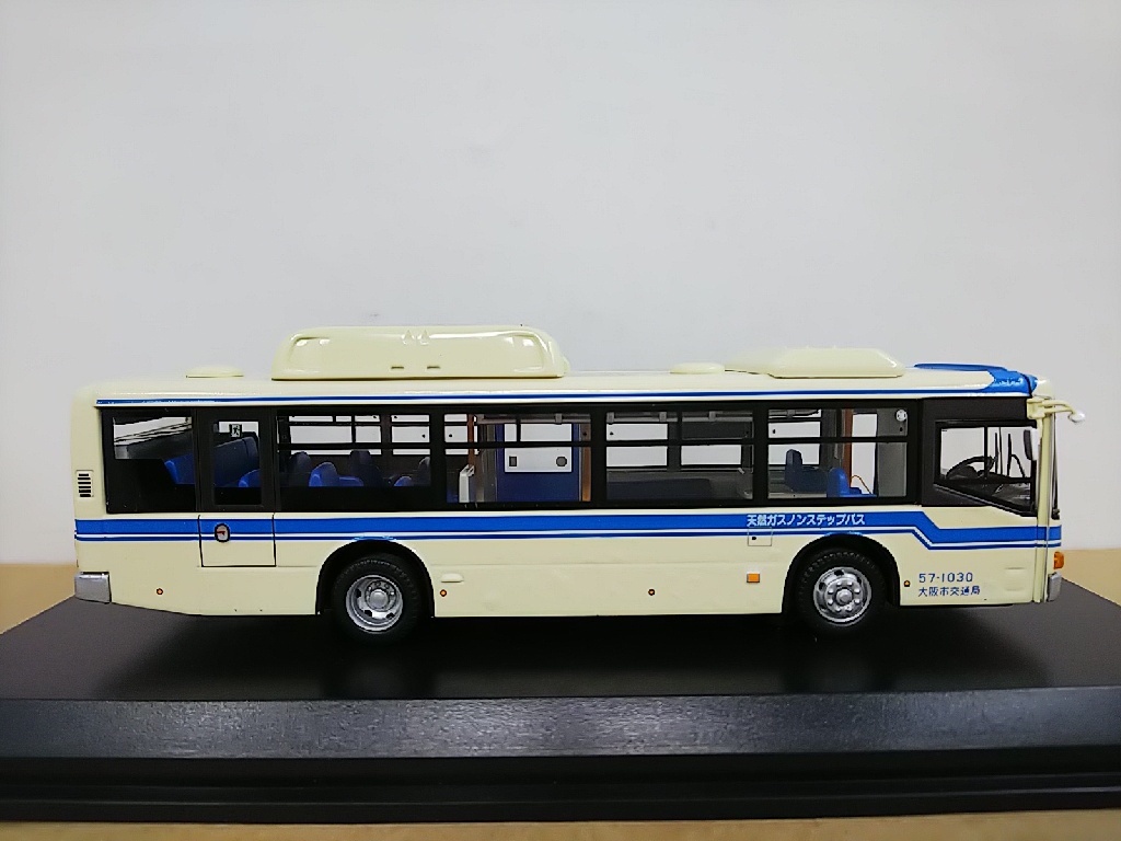 Yahoo!オークション - 三菱ふそうMP CNGノンステップバス [大阪市交通...