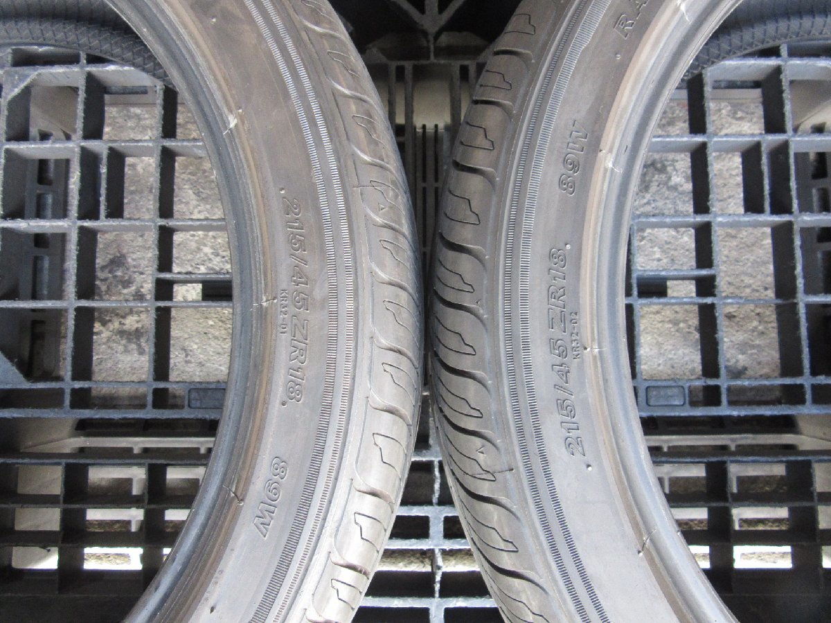 Yahoo!オークション - KENDA 215/45ZR18 バリ山 街乗りタイヤ エコタ...