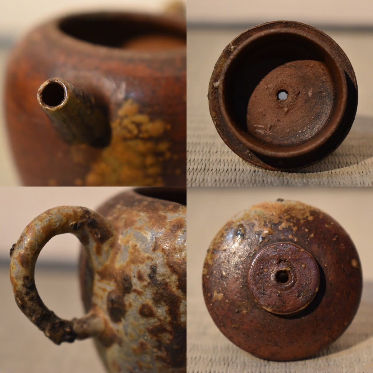 Yahoo!オークション - 【GE】R482【コレクター所蔵品】時代 備前窯変鉄...