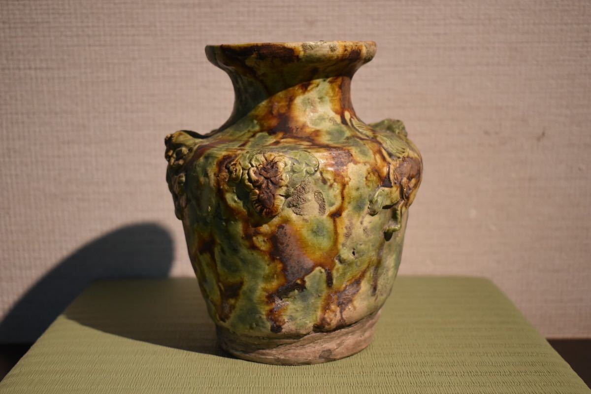 Yahoo!オークション - 【GE】E426【コレクター所蔵品】時代 唐三彩瓶