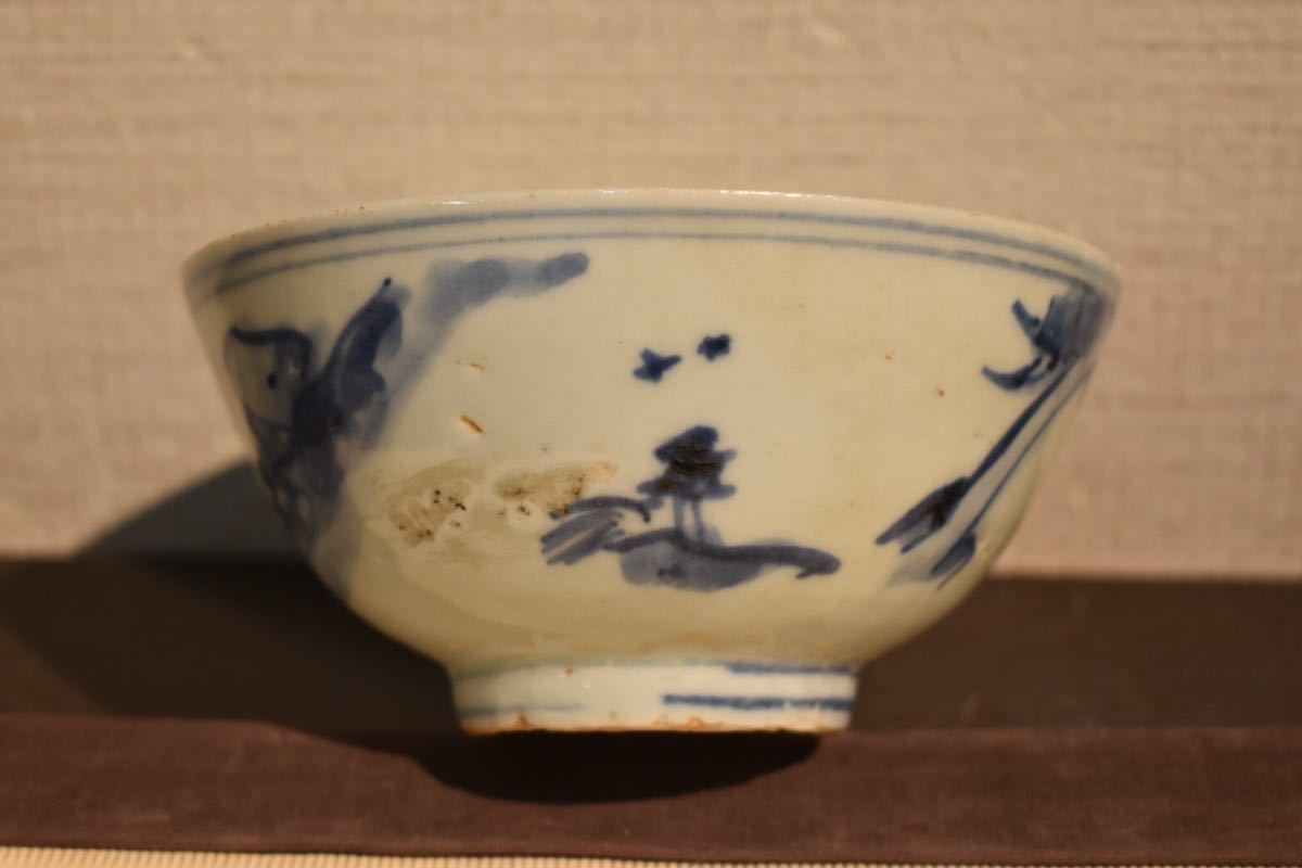 Yahoo!オークション - 【GE】Y800【コレクター所蔵品】 時代 古染付人...