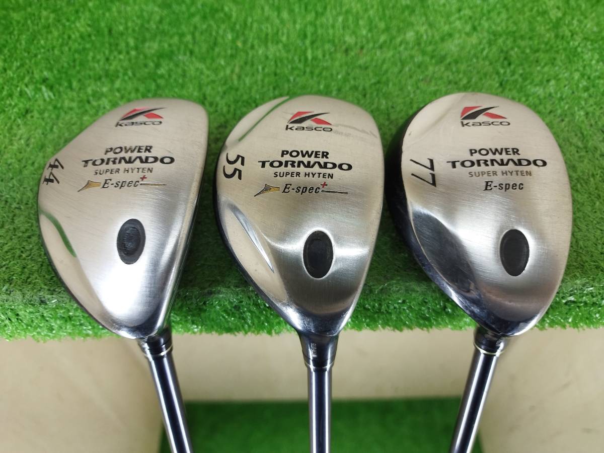 Yahoo!オークション - Kasco POWER TORNADO SUPER HYTEN 44/55/77 キャ...