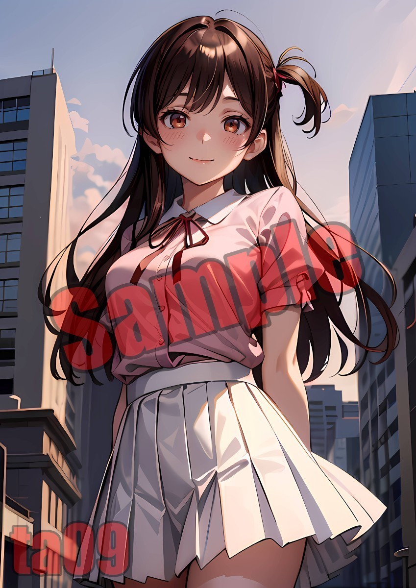 Yahoo!オークション - AN-7m 彼女 お借りします 水原千鶴 同人 ポスタ...