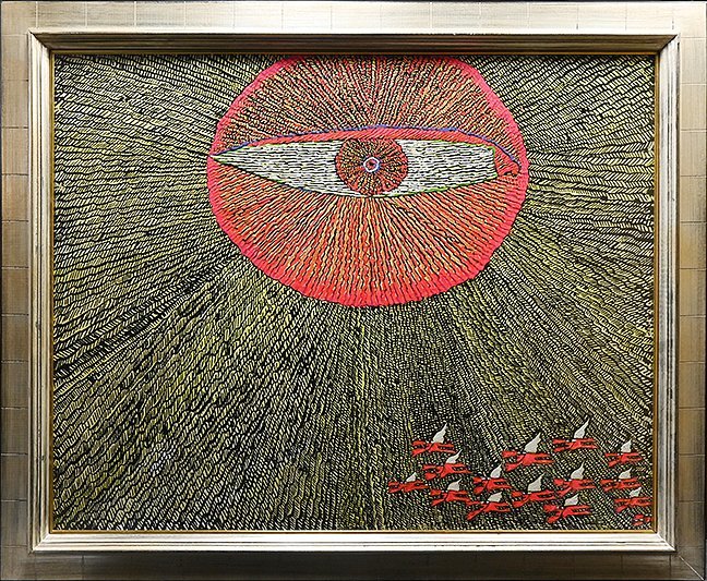 Yahoo オークション 【 桜井 孝身 抽象画 油彩 F30 額装 箱付 Y12030