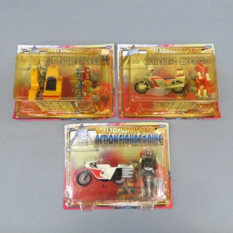 Yahoo!オークション - P321 東映特撮ヒーロー アクションフィギュア&バ...