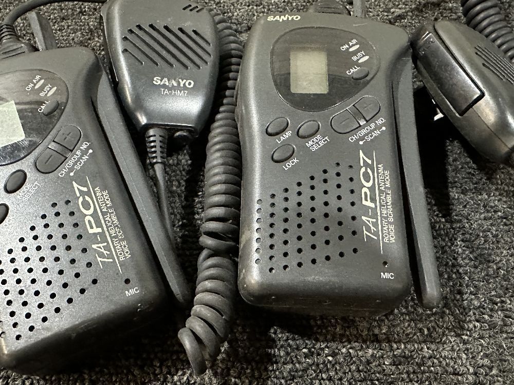 Yahoo!オークション - 167 SANYO 9ch 特定小電力トランシーバー TA-PC7...